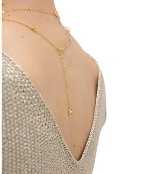 OTTOMAN HANDS Lyra Pearl Beaded Necklace