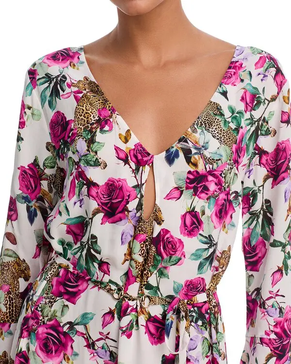 L'Agence Sara Maxi Dress Swim Cover-up - Multi