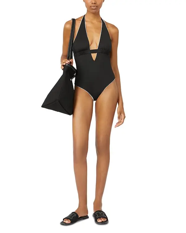 Max Mara Reversible One-piece Swimsuit - Black
