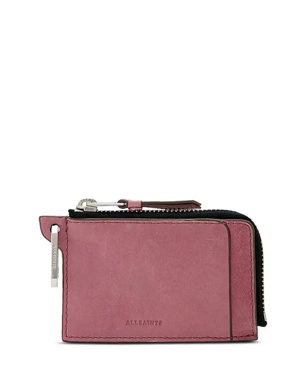 ALLSAINTS Remy Wallet - Raspberry