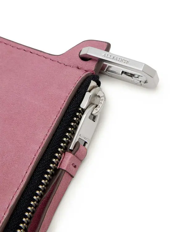 ALLSAINTS Remy Wallet - Raspberry