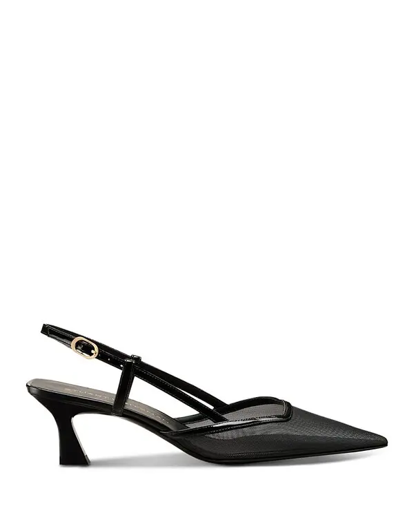 STUART WEITZMAN Vinnie Slingback Pumps - Black