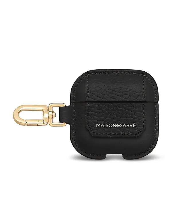 MAISON DE SABRE The Airpods 4 Case Charm - Black Caviar