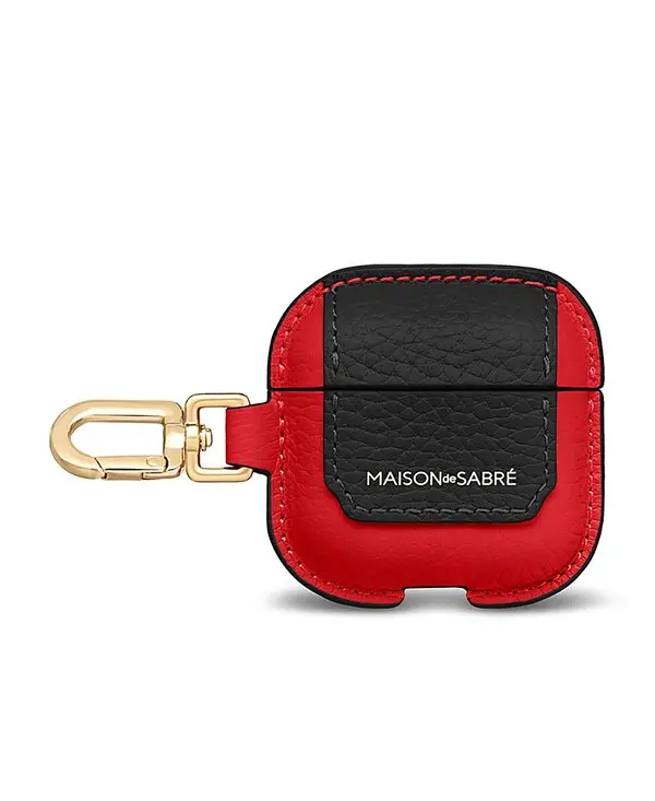 MAISON DE SABRE The Airpods 4 Case Charm - Rouge Noir