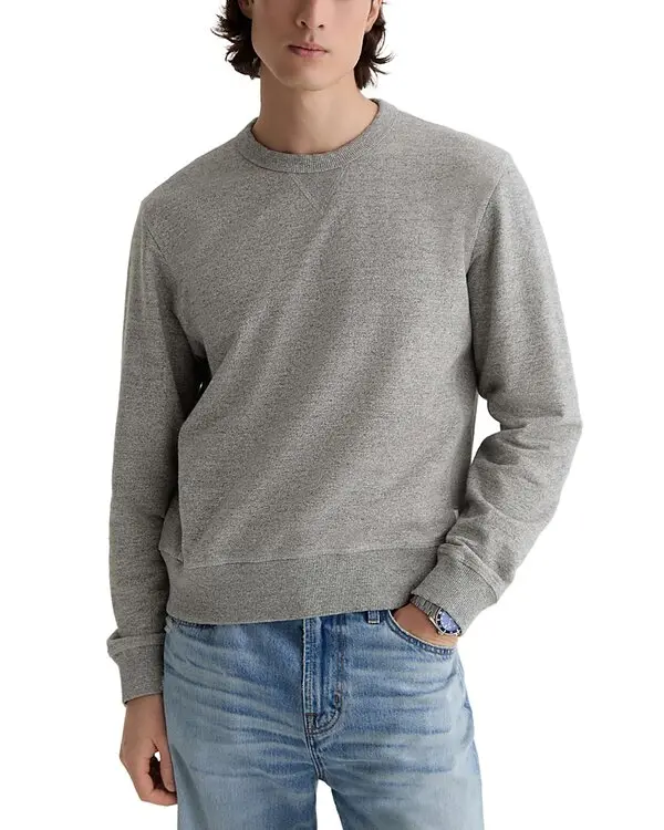 Ag Blake Classic Fit Crew Sweatshirt - Heather Gray