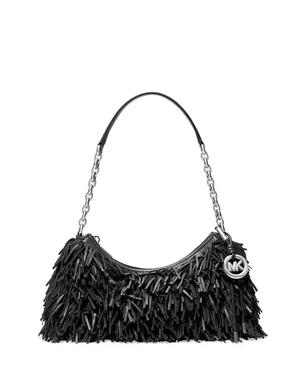 Michael Kors Nolita Medium Leather Pouchette - Black