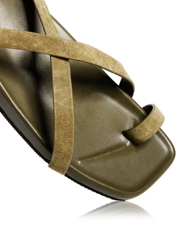 Rag & Bone Rue Sandals - Olive Suede