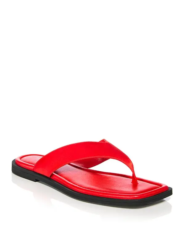 Rag & Bone Gracie Thong Sandals - Red