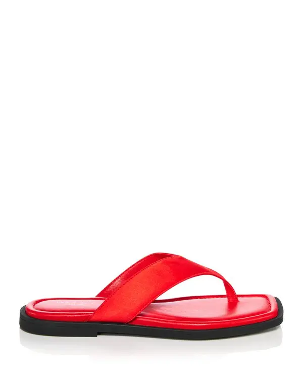 Rag & Bone Gracie Thong Sandals - Red