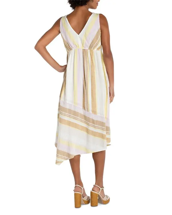LIVERPOOL V-neck Handkerchief Hem Dress