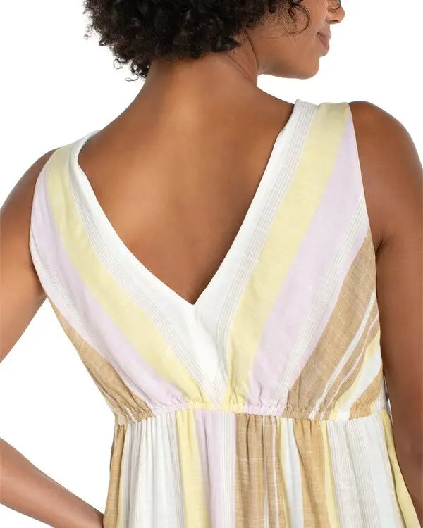 LIVERPOOL V-neck Handkerchief Hem Dress