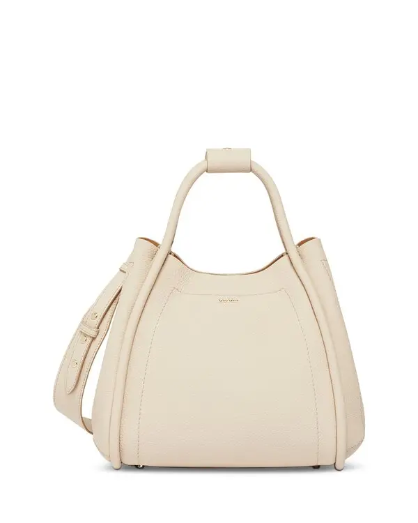 Max Mara Leather Marine Handbag - Ice