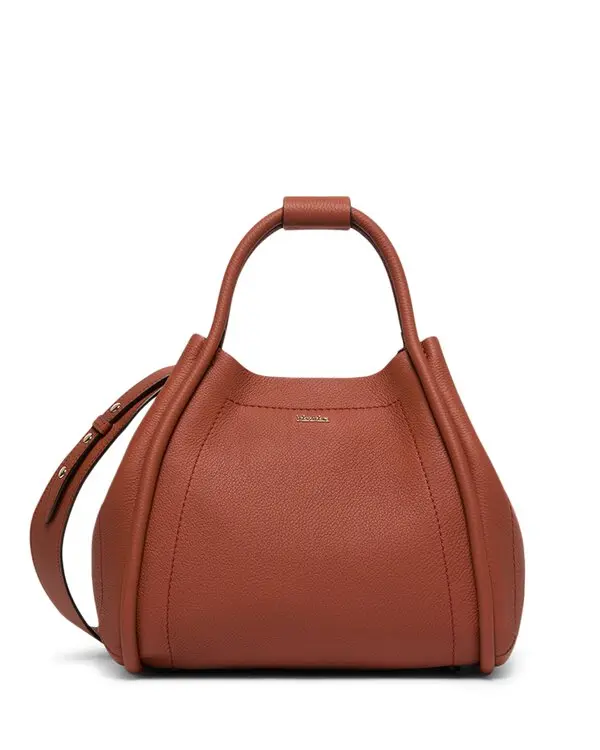 Max Mara Marine Leather Handbag - Rust