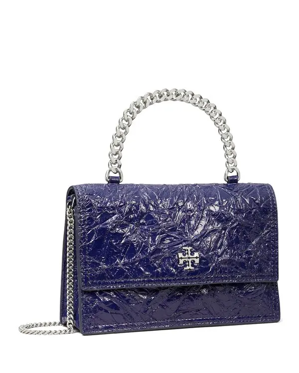 Tory Burch Kira Mini Leather Top Handle Chain Wallet