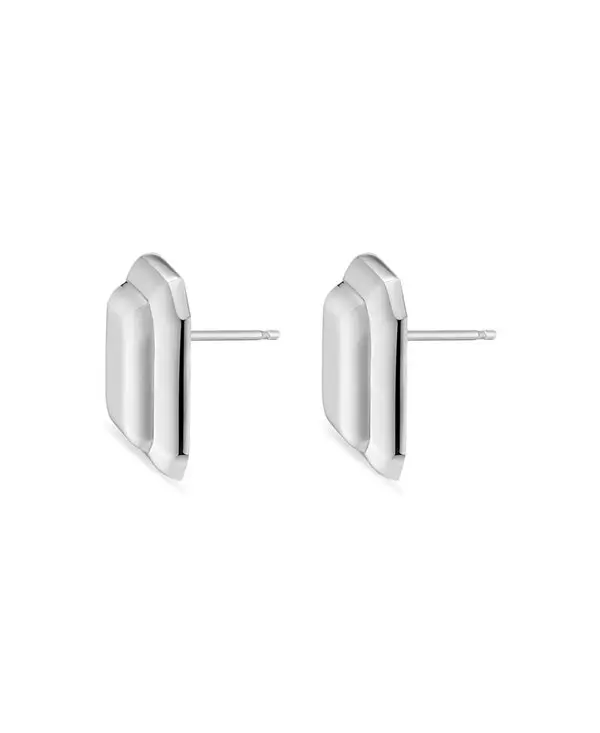 ORADINA Sterling Cufflink Stud Earrings