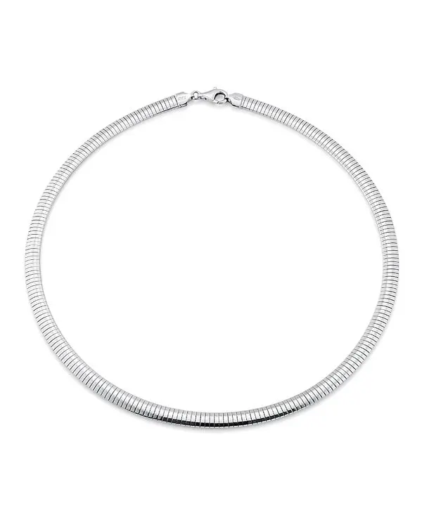 ORADINA Sterling Mega Omega Necklace - Silver