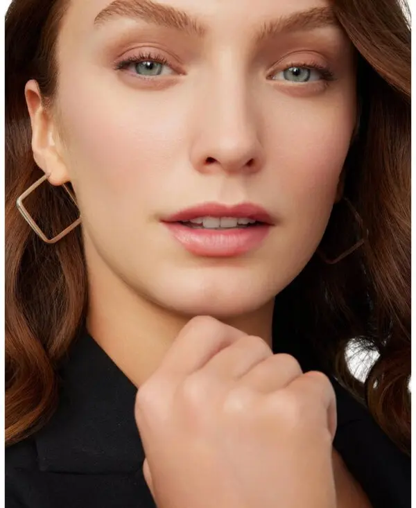 ORADINA Sterling Trinity Hoop Earrings