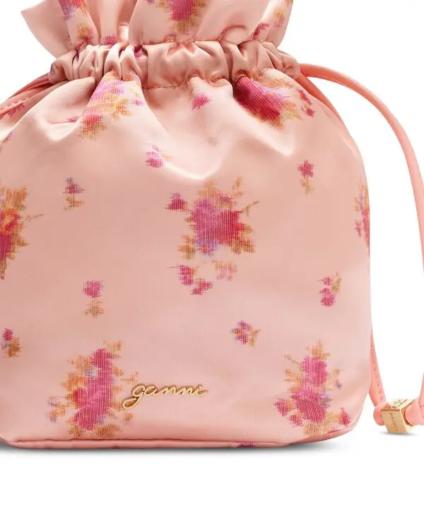 GANNI Floral Print Pouch
