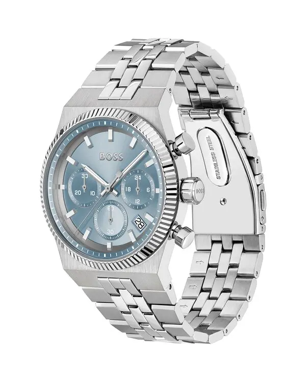 Hugo Boss Candor Prime Chronograph, 41mm - Blue