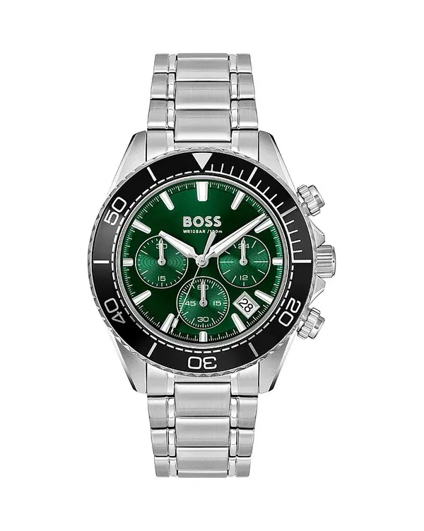 Hugo Boss Sealiner Chronograph 44mm - Green