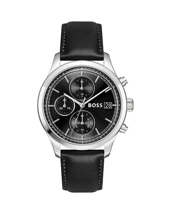 Hugo Boss Stratus Chronograph, 41mm - Black