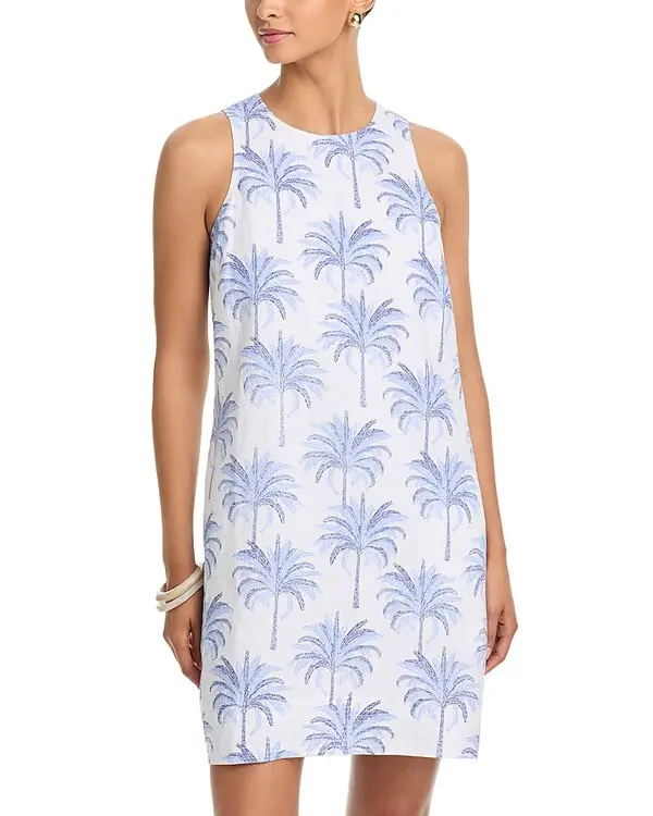 Tommy Bahama Palm Banks Sleeveless Mini Dress - Sanibel Blue