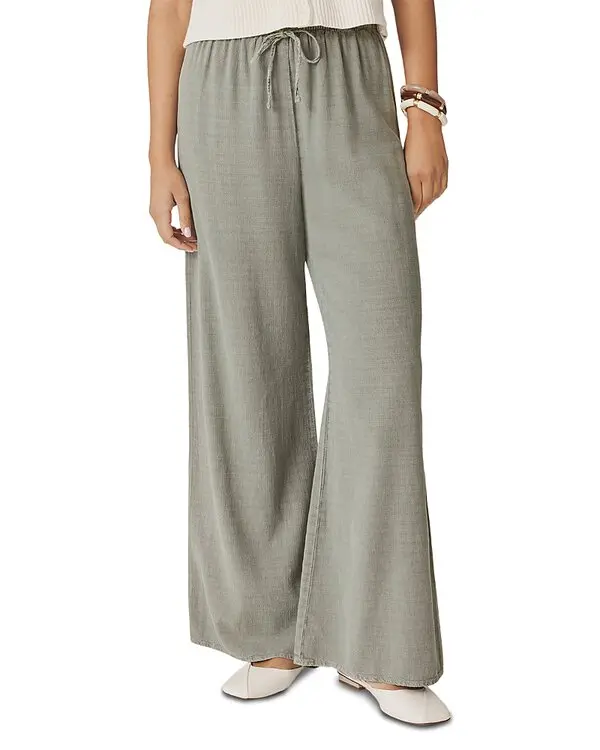 Splendid Valerie Wide Leg Pants - Eucalyptus