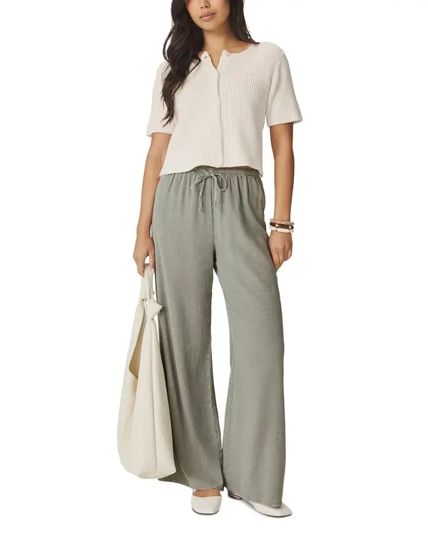 Splendid Valerie Wide Leg Pants - Eucalyptus