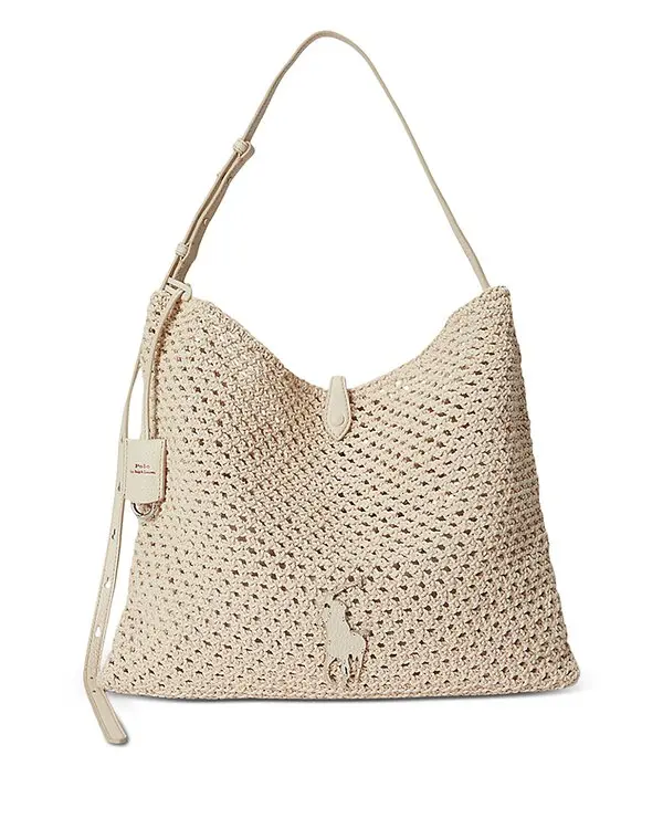 Polo Ralph Lauren Polo Play Cord Messenger Bag - White