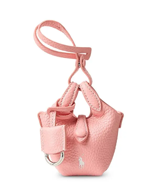 Polo Ralph Lauren Polo Play Leather Bag Charm - Pink