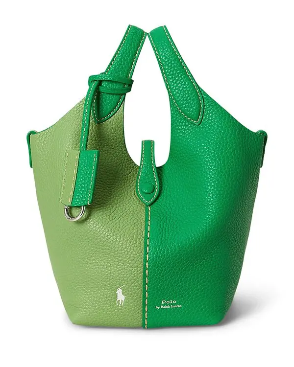 Polo Ralph Lauren Small Leather Crossbody Tote