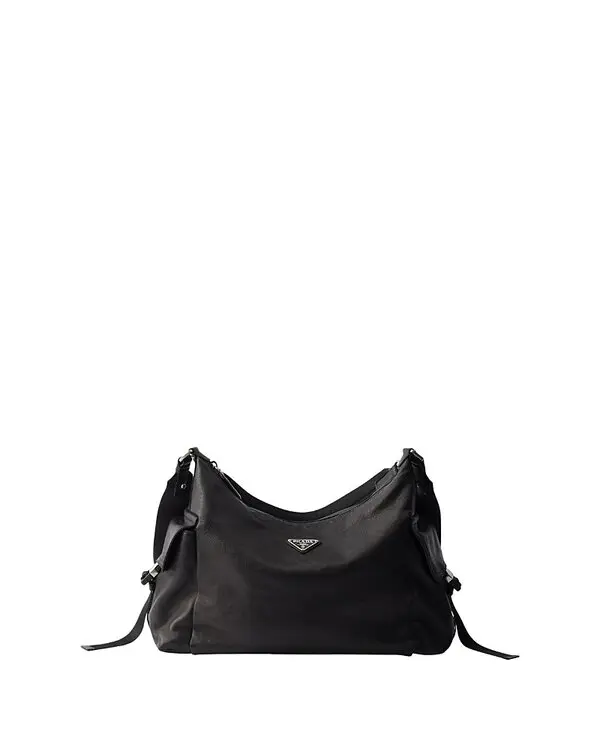 Prada Leather Shoulder Bag - Black