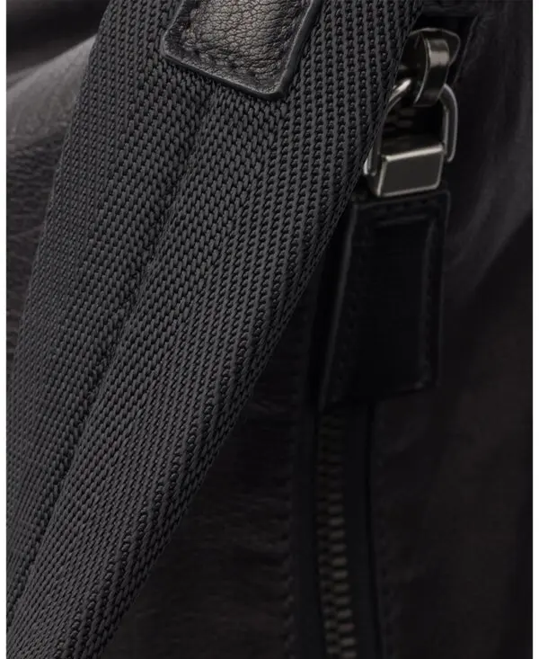 Prada Leather Shoulder Bag - Black