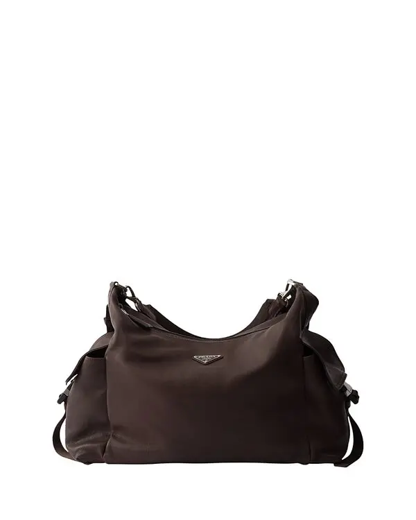 Prada Leather Shoulder Bag - Brown