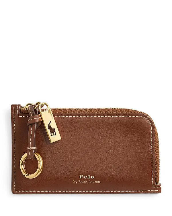 Polo Ralph Lauren Leather Card Case - Brown