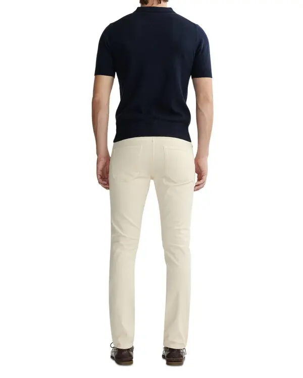 DL1961 Knit Short Sleeve Polo Shirt - Navy