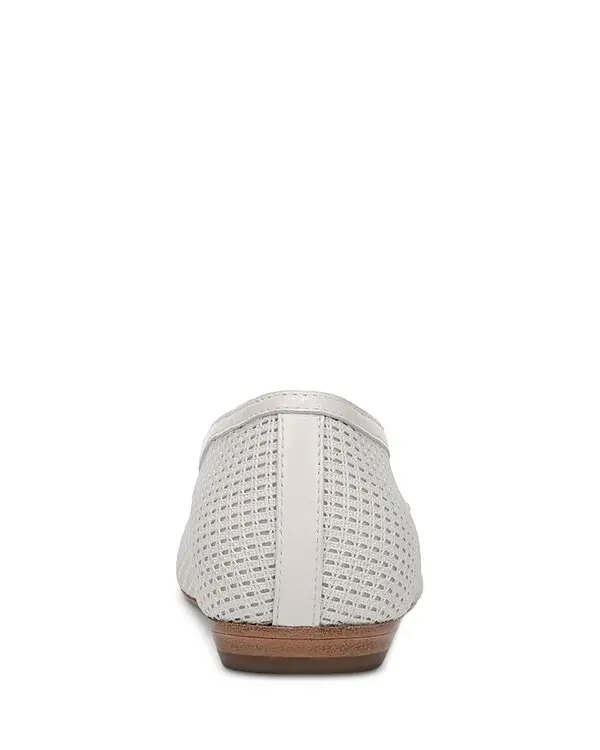 Veronica Beard Bancroft Mesh Flats - Ecru