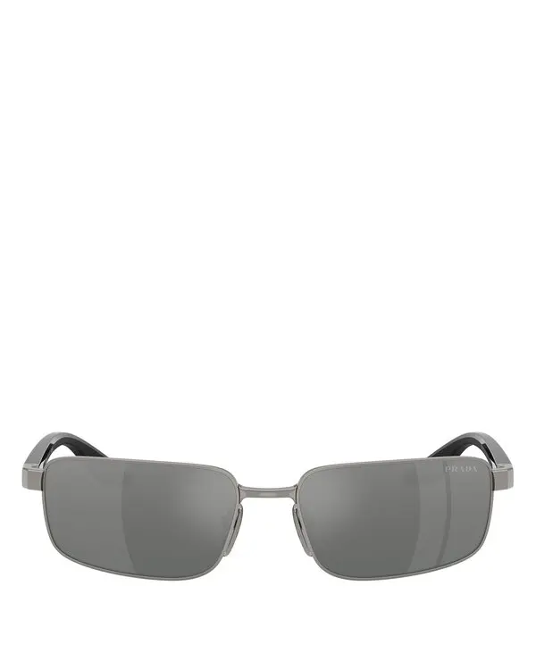 Prada Sport Linea Rossa Rectangular Sunglasses, 59mm - Grey Gradient