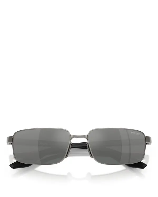Prada Sport Linea Rossa Rectangular Sunglasses, 59mm - Grey Gradient
