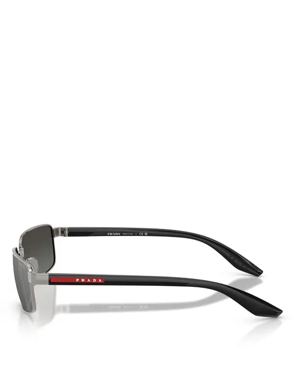 Prada Sport Linea Rossa Rectangular Sunglasses, 59mm - Grey Gradient