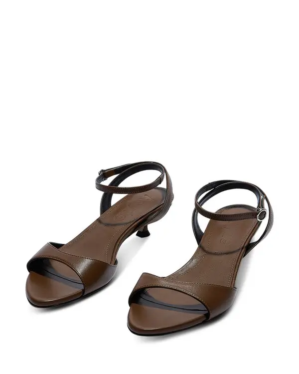 AeydĒ Zelia Leather Sandals - Tobacco