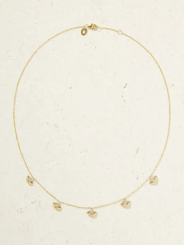 L'ATELIER NAWBAR 18-karat Diamond Choker - Gold