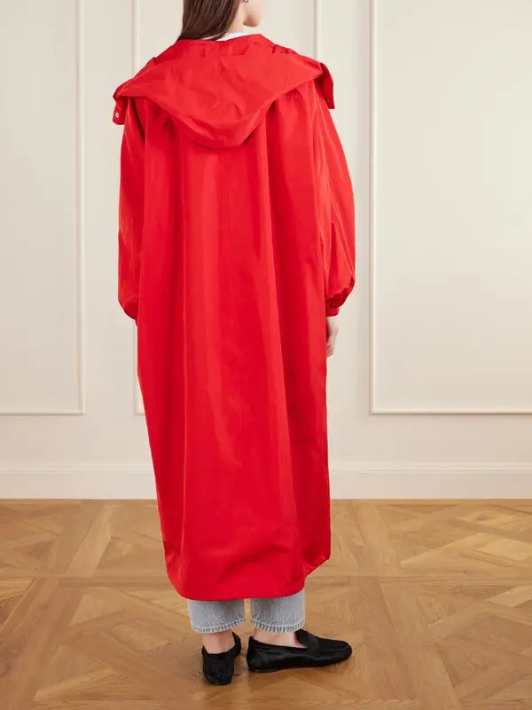 RÓHE Hooded Taffeta Coat