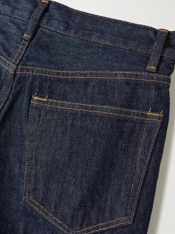 Auralee High-rise Straight-leg Jeans