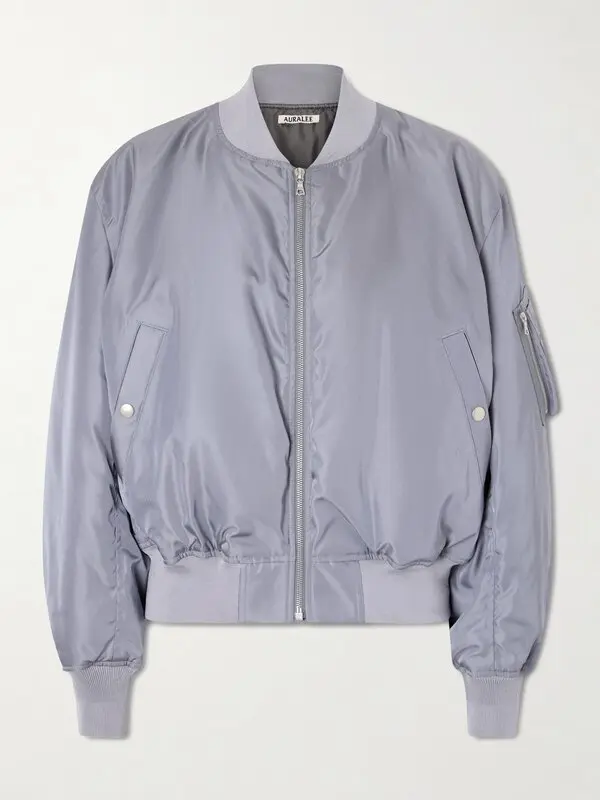 Auralee Silk-twill Bomber Jacket