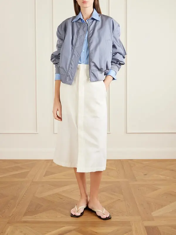 Auralee Silk-twill Bomber Jacket