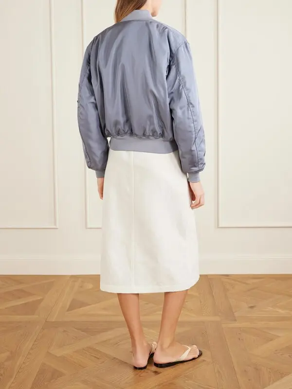 Auralee Silk-twill Bomber Jacket