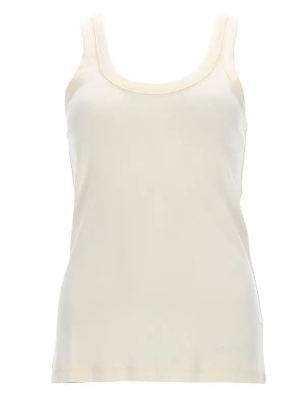 LEMAIRE Cotton Tank Top - Ivory