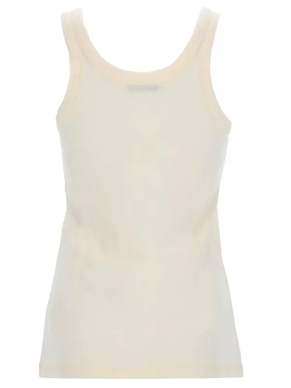 LEMAIRE Cotton Tank Top - Ivory