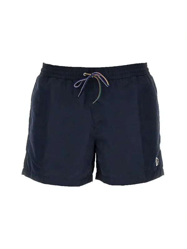 Paul Smith Swimsuit With Logo - Blue